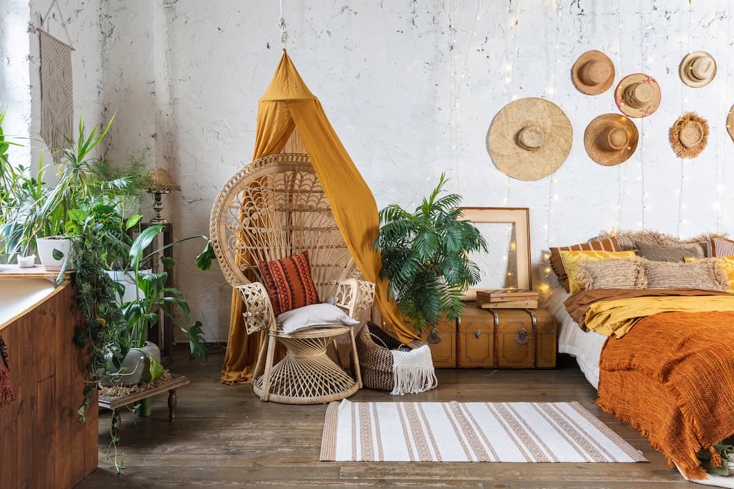 8 inspirações de quarto boho para montar o seu